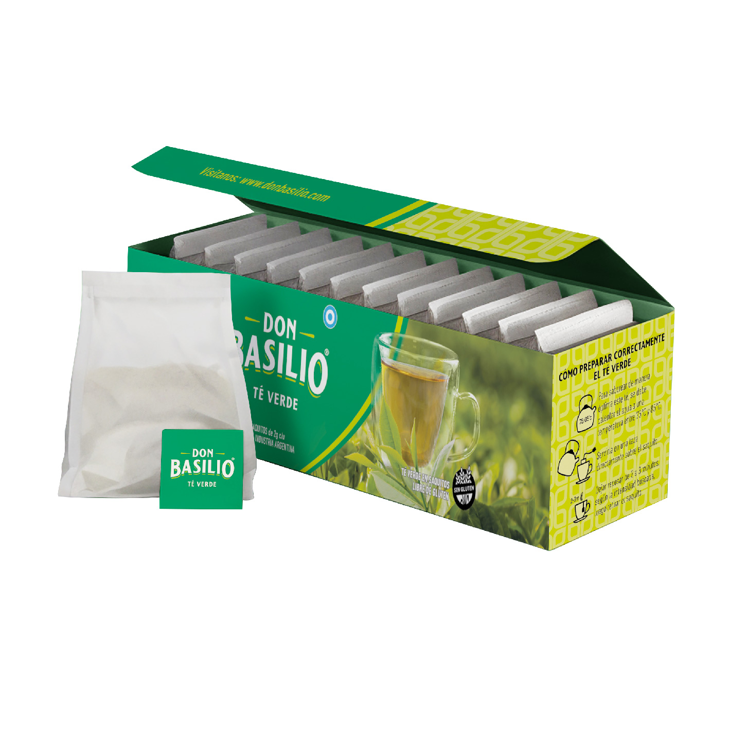 Té Verde x25 - Don Basilio